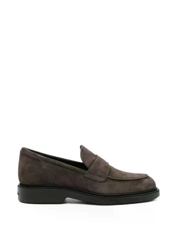 Hogan Suede Loafers - Brown