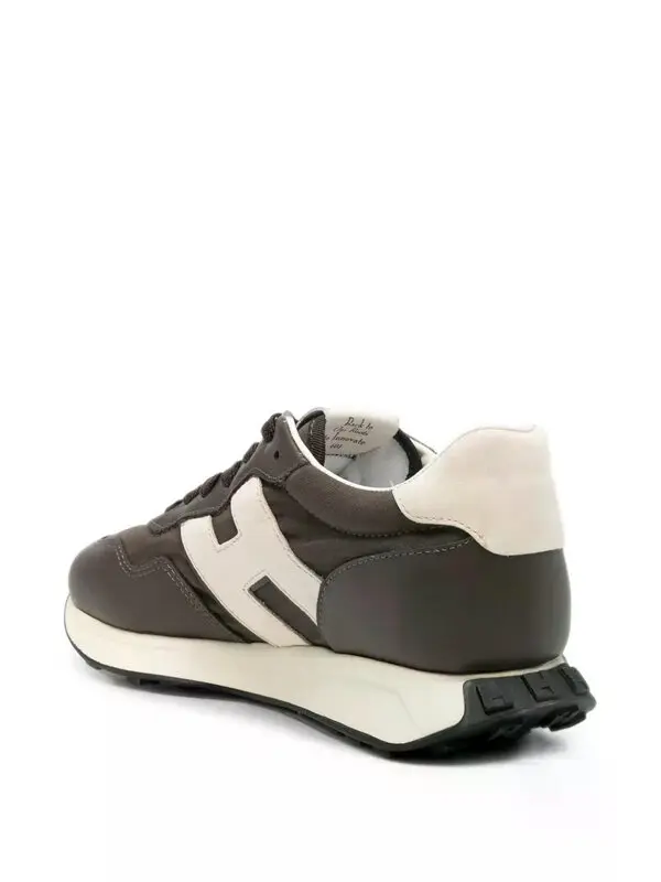 Hogan H601 Logo-patch Panelled Sneakers