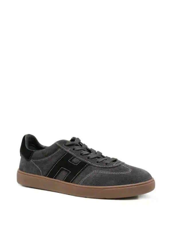 Hogan Logo-patch Panelled Sneakers