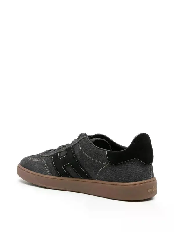 Hogan Logo-patch Paneled Sneakers
