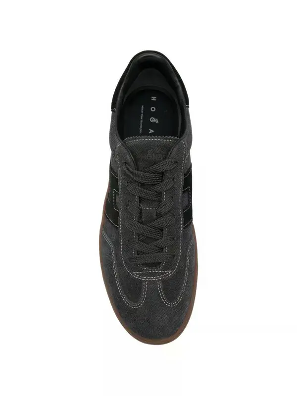 Hogan Logo-patch Paneled Sneakers