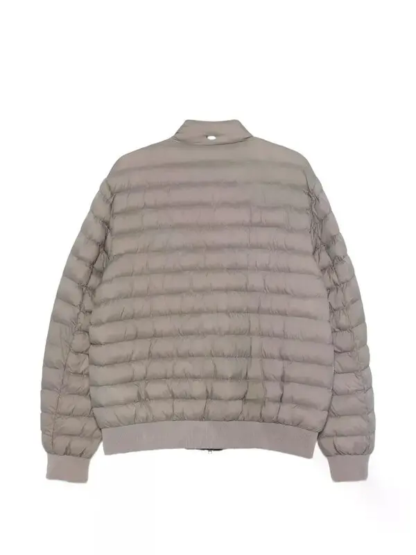 Herno Quilted High Neck Zip Up Jacket