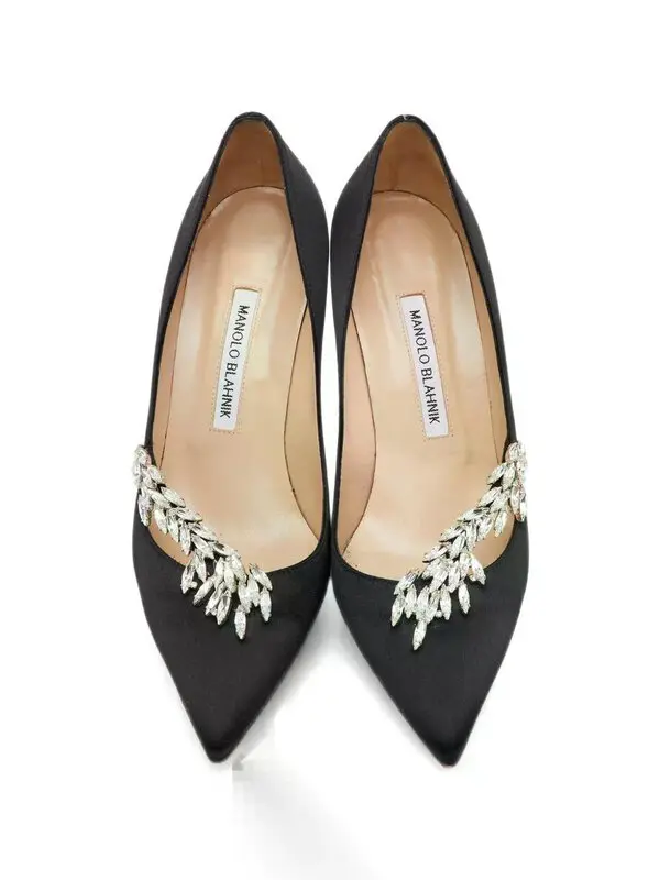 Manolo Blahnik Nadira Crystal-embellished Pumps