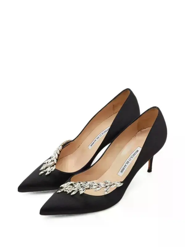 Manolo Blahnik Nadira Crystal-embellished Pumps