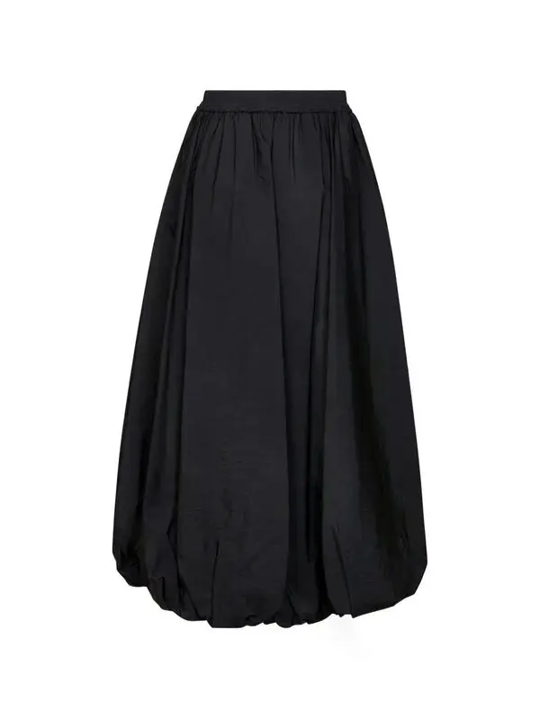 Max Mara Ciurma Balloon-hem Midi Skirt - Black