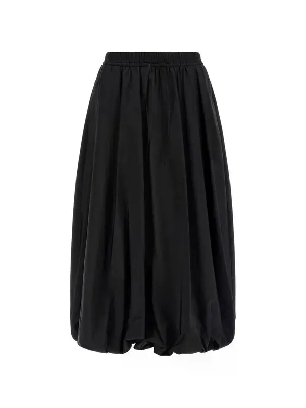 Max Mara Ciurma Balloon-hem Midi Skirt - Black