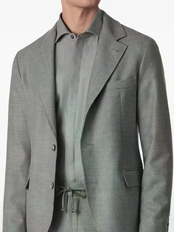 BRETT JOHNSON Single-breasted Blazer - Grey