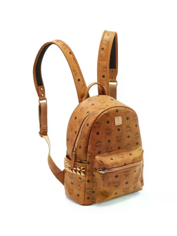 Mcm Stark Visetos Backpack - Neutrals