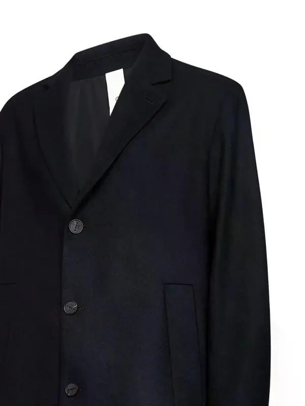 HEVO Cassano Single-breasted Notched-lapel Coat
