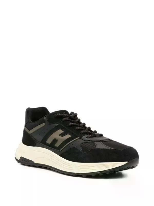 Hogan Hyperlight Logo-patch Panelled Sneakers