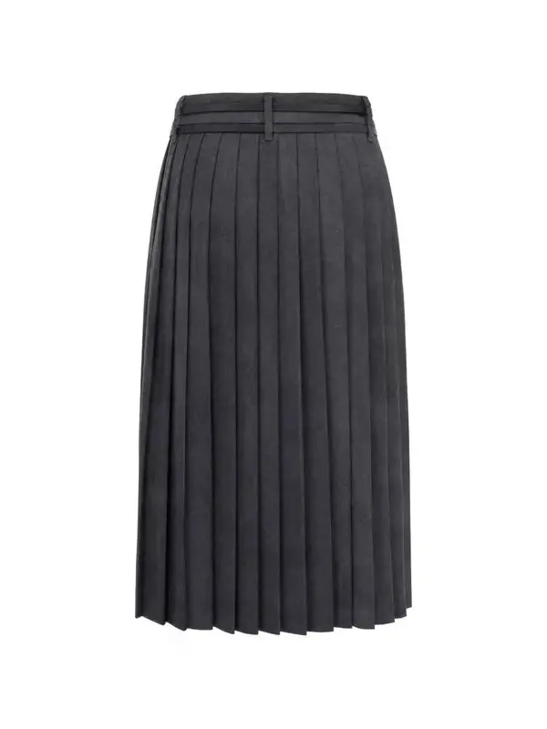 Liu Jo Belted Pleated Midi Skirt