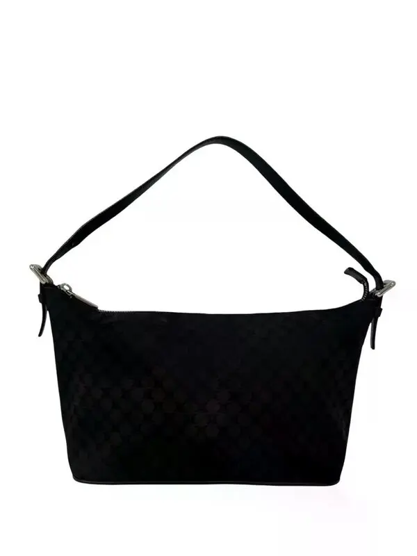 Celine 1990-2000 Macadam Canvas Handbag - Black