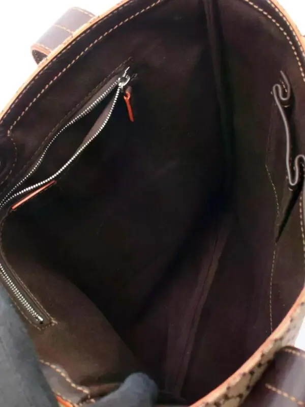 Celine 1980-2000 Macadam Coated Canvas Tote Bag