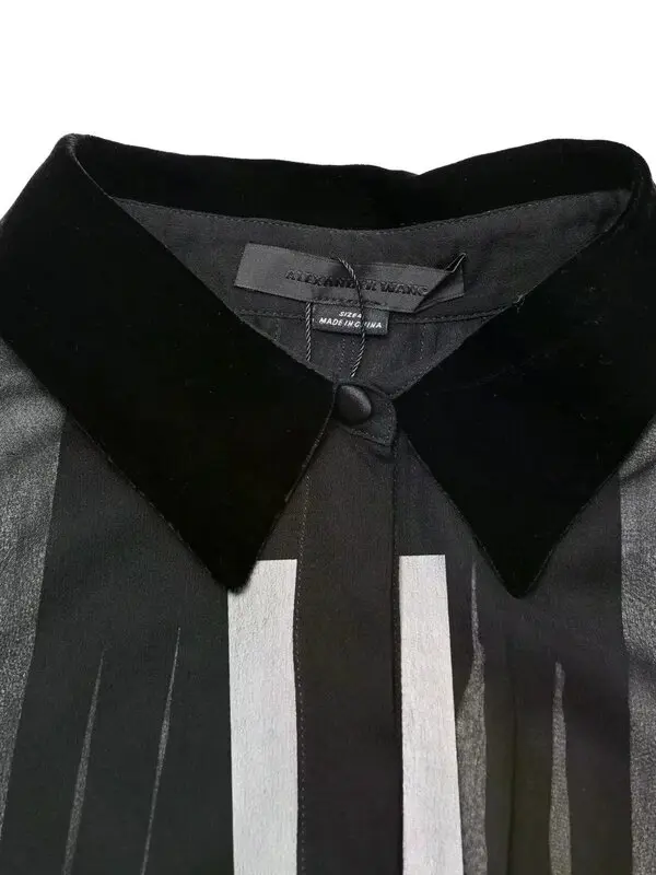 ALEXANDER WANG Sheer Sleeveless Blouse
