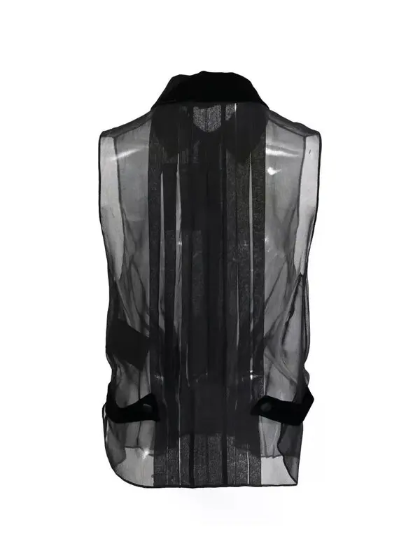 Alexander Wang Sheer Sleeveless Blouse