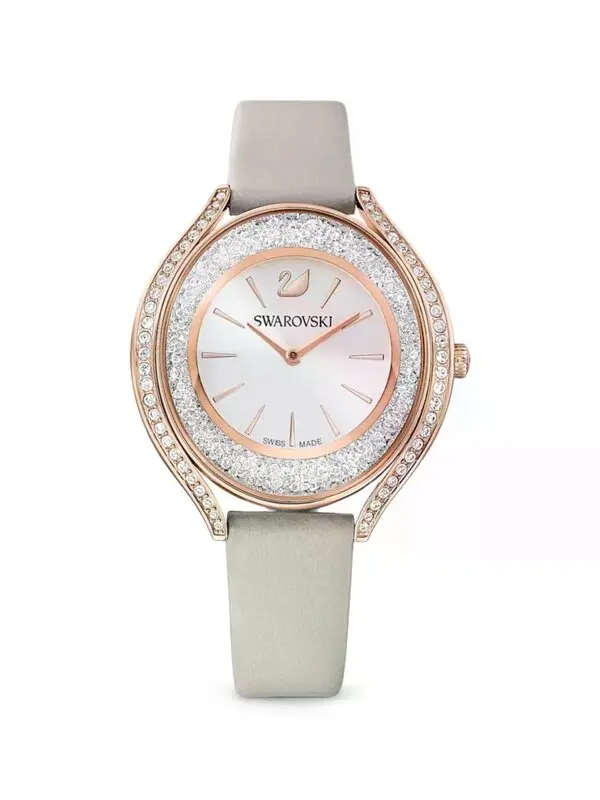 SWAROVSKI Crystalline Aura 35mm Watch With Crystal-embellished Bezel - White