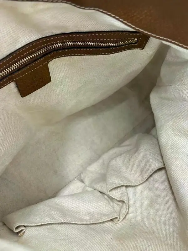 Gucci 2016-2026 Medium Gg Canvas Bree Fold Over Tote Satchel