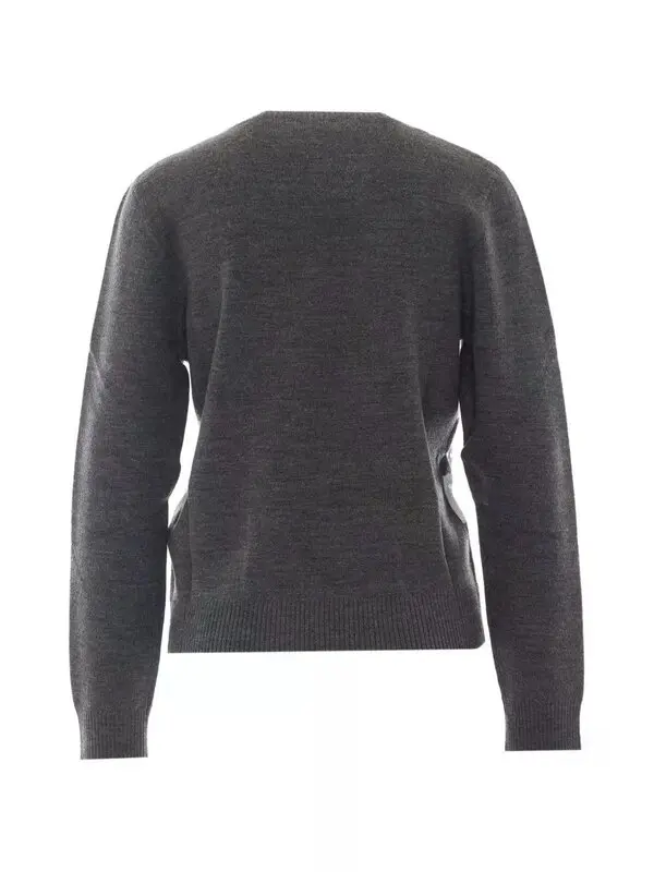 Liu Jo Sequin-embellished Chevron-pattern Sweater