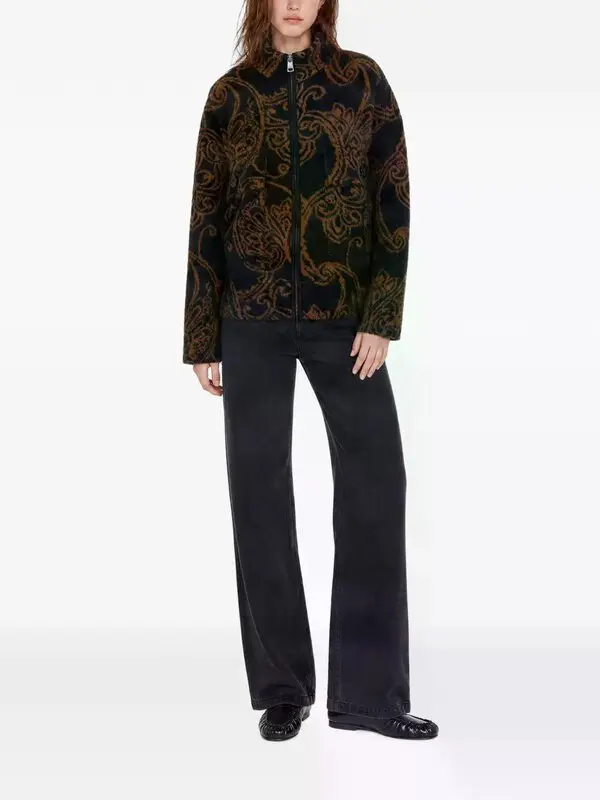 Liu Jo Jacquard Knit Bomber Jacket