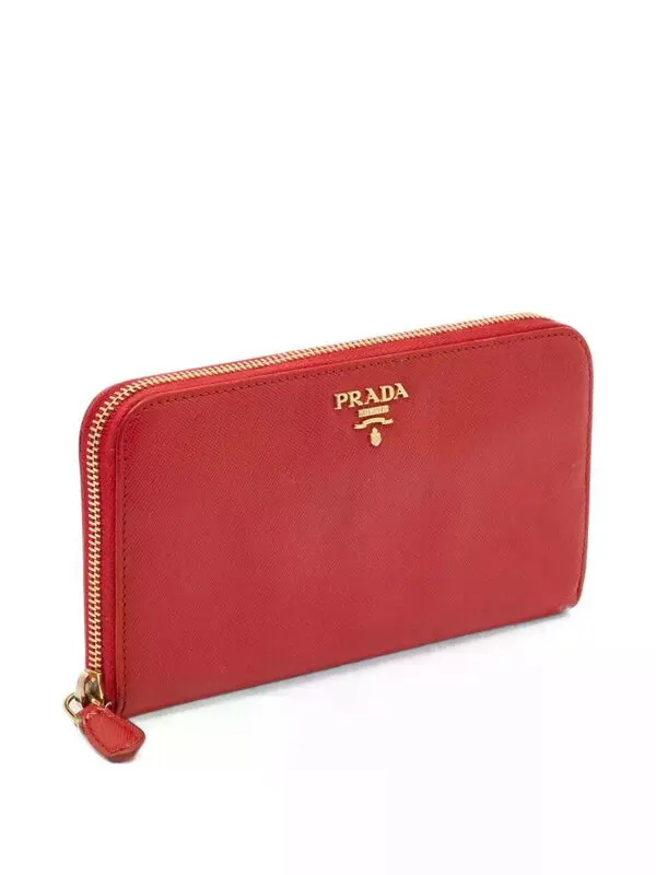 Prada Continental Zip-around Wallet