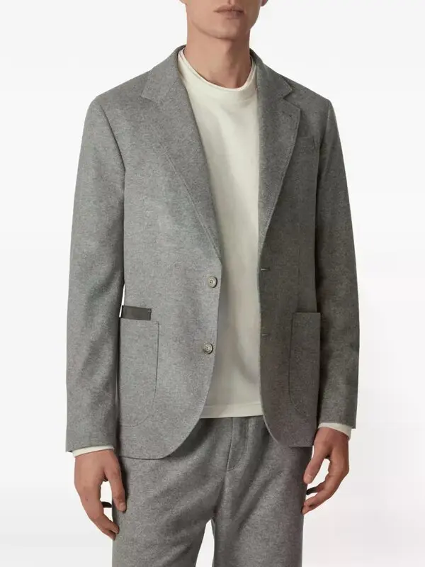 BRETT JOHNSON Single-breasted Blazer - Grey