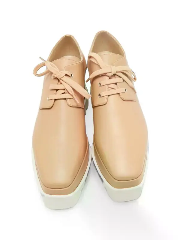 Stella McCartney Elyse Logo-print Platform Derby Shoes