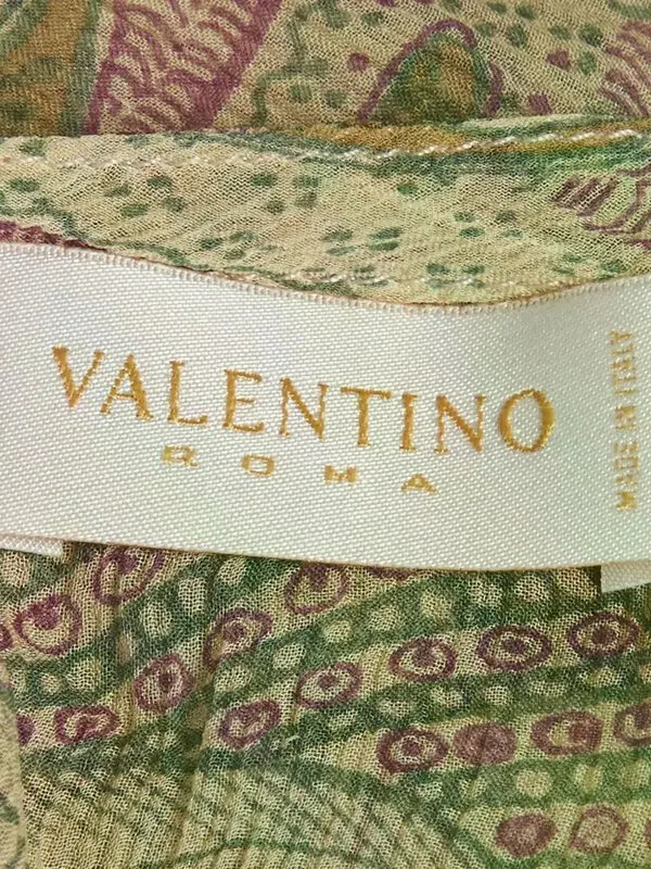 Valentino Garavani Butterfly-print Chiffon Blouse