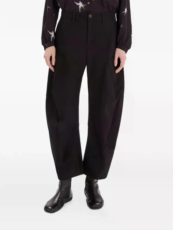 High Grece Panelled Tapered Trousers