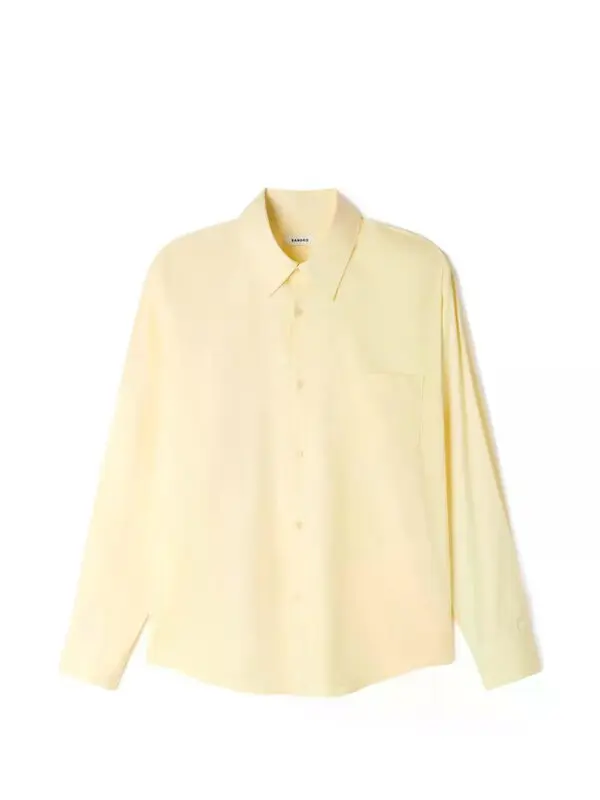Sandro Chest-pocket Shirt - Yellow