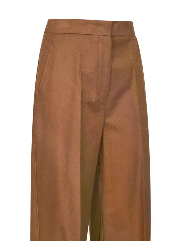 Max Mara Pressed-crease Virgin-wool Trousers