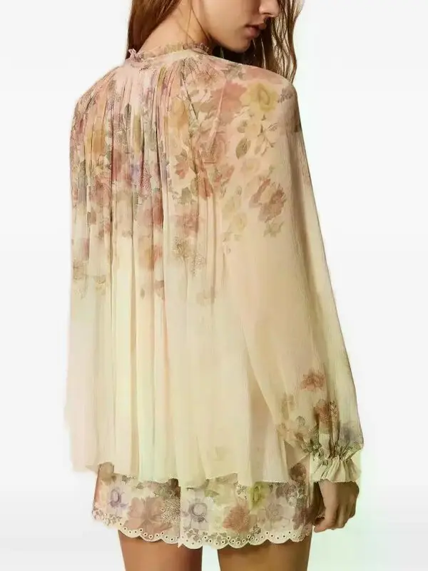 TWINSET Floral Crépon Blouse