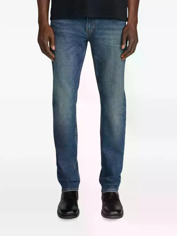 FRAME Faded Slim-fit Jeans