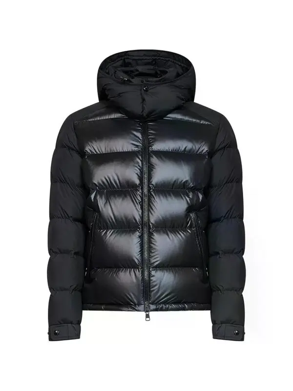 Moncler Maya Boudin-quilted Hooded Jacket - Black