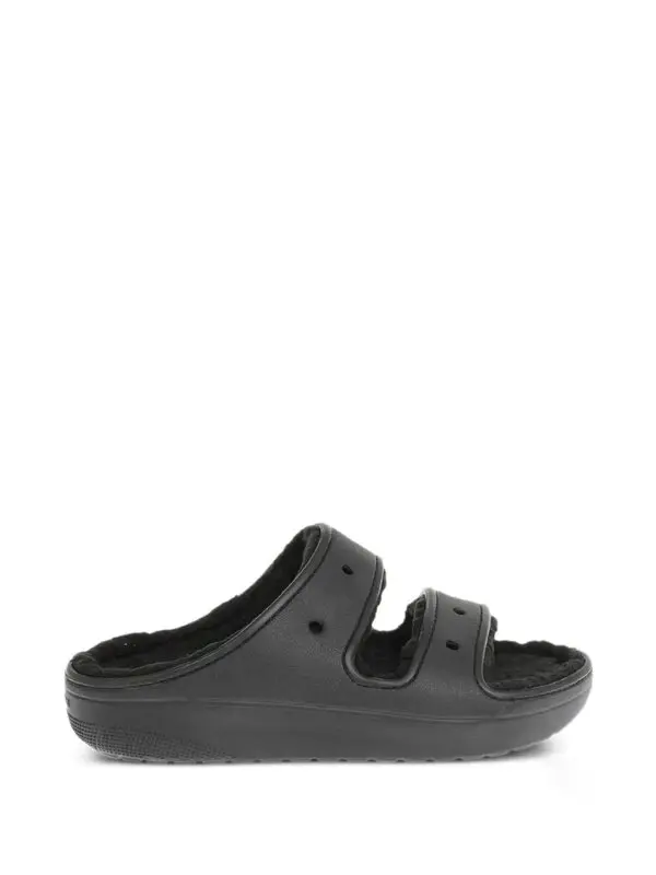 CROCS Classic Cozzzy Double-band Sandals - Black