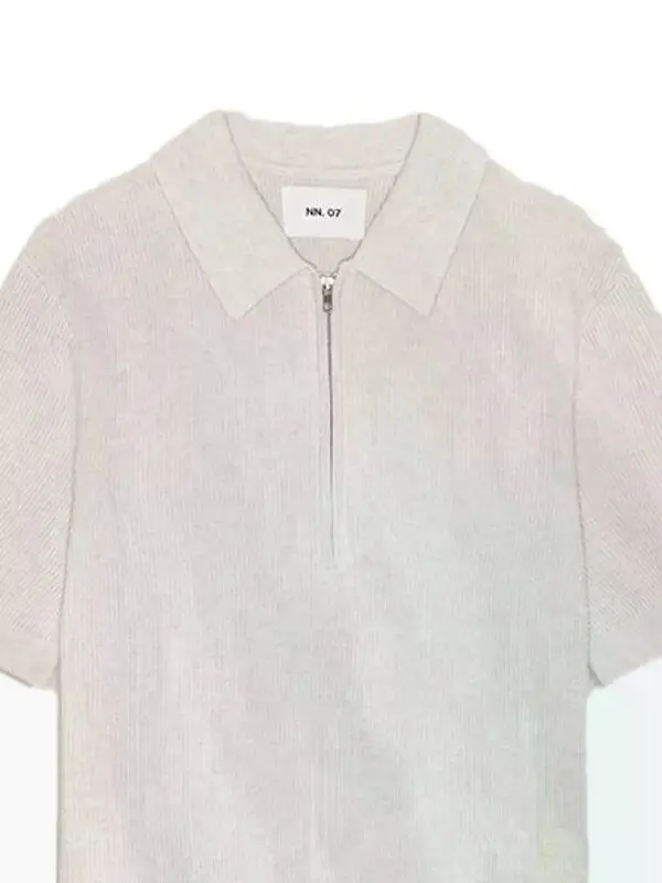 Nn07 Hansie Quarter-zip Polo Shirt