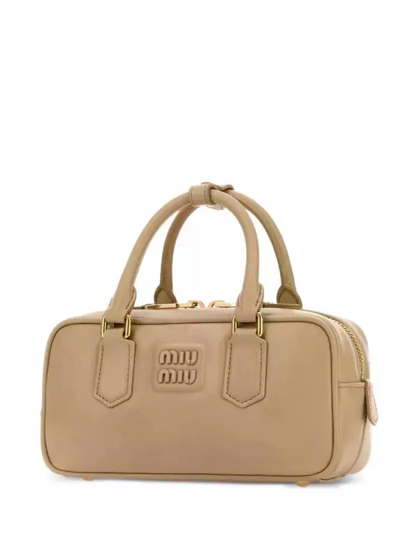 Miu Miu Arcadie Leather Tote Bag