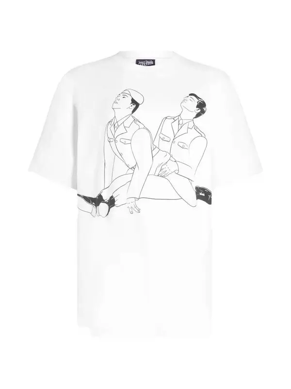 JEAN PAUL GAULTIER The Kamasutra Oversized T-shirt - White