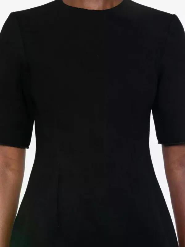 TOTEME Sculptural Short-sleeve Mini Dress