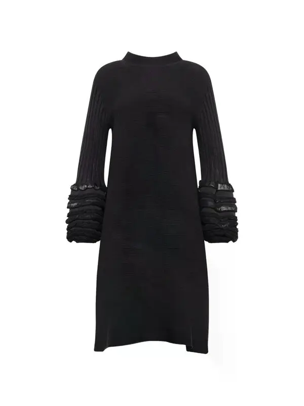 CFCL Pottery Swell Glitter-finish Mini Dress - Black