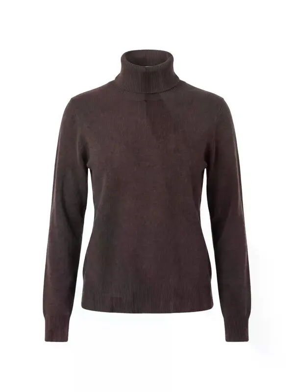 NOTSHY Laurene Roll-neck Cashmere Sweater - Brown
