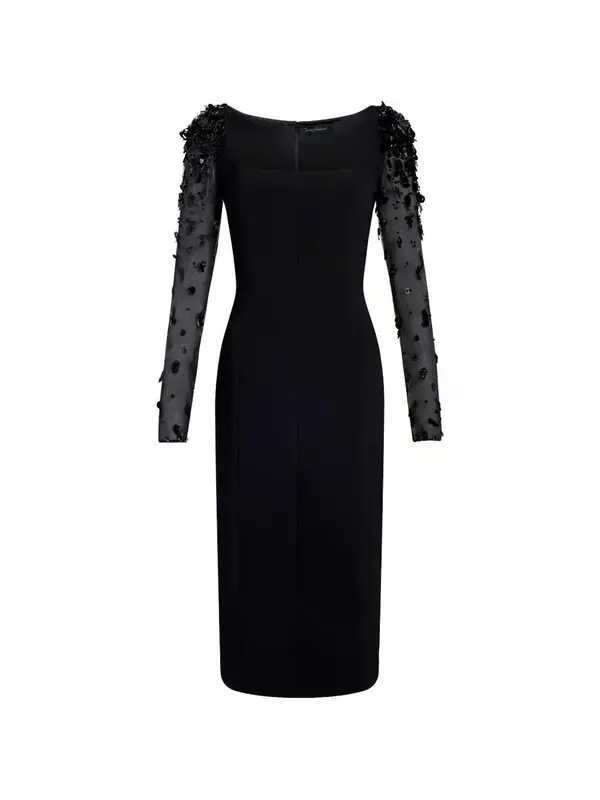 Jenny Packham Swift Sequin-embellished Dress - Black
