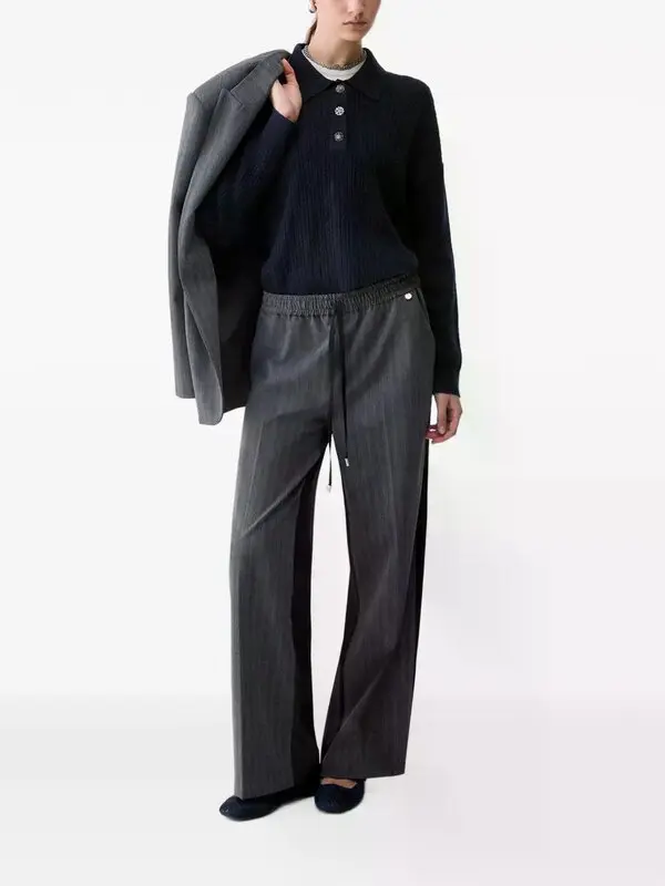 Liu Jo Knit Polo With Jewel Buttons