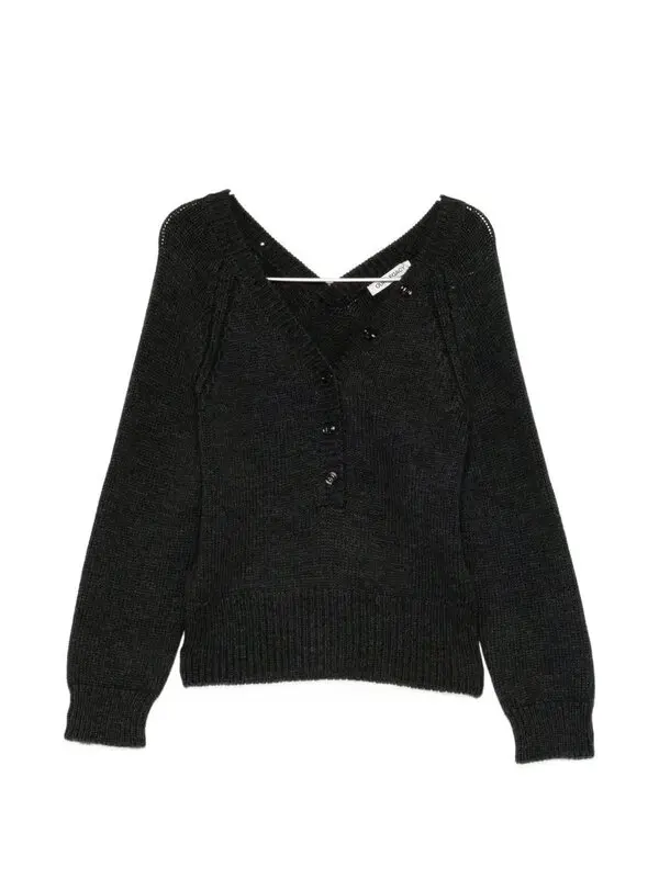 Our Legacy Country Henley Cardigan - Black