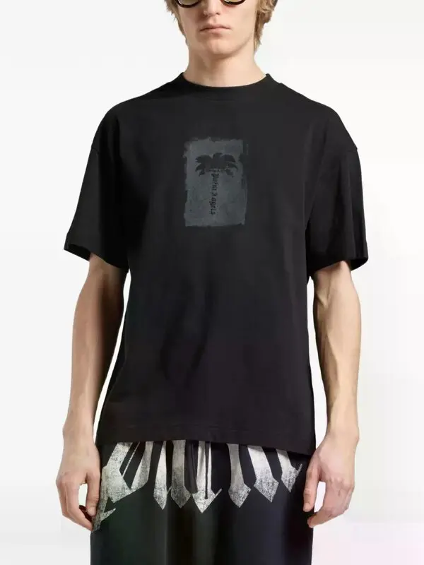 Palm Angels Brushed Palm Tree Regular T-shirt