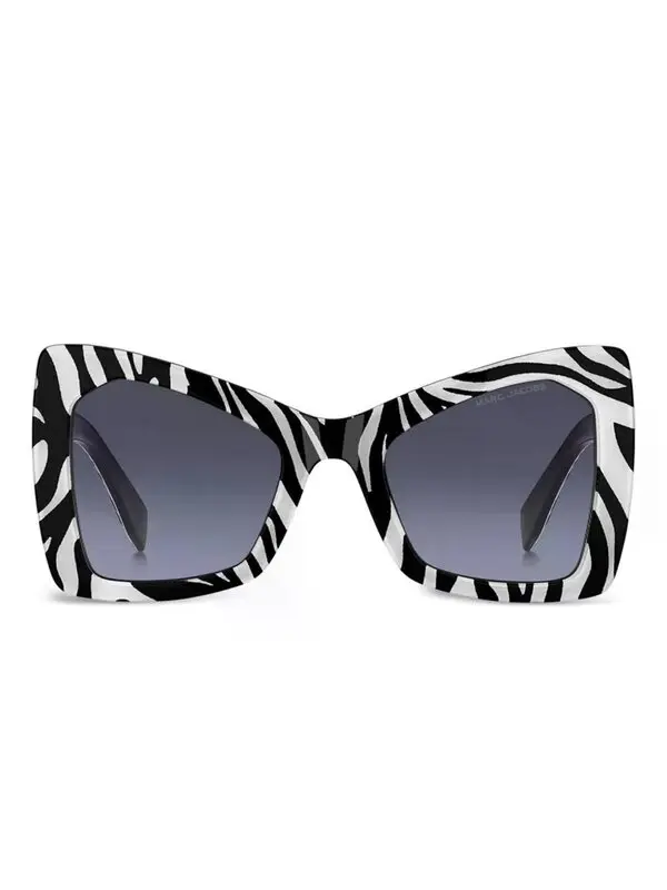 Marc Jacobs Zebra-print Sunglasses - Black