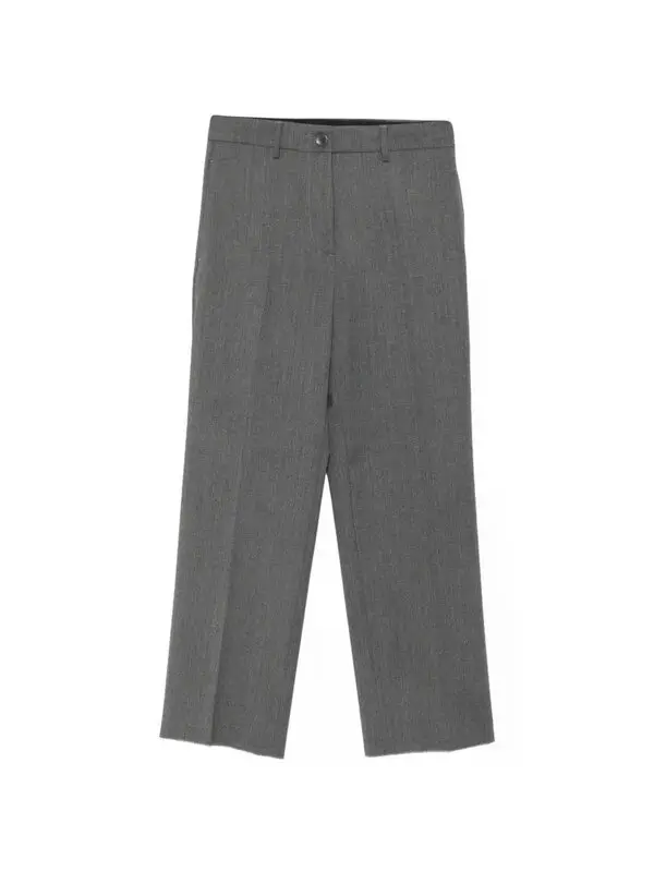 Seventy Pressed-crease Tailored Trousers - Grey