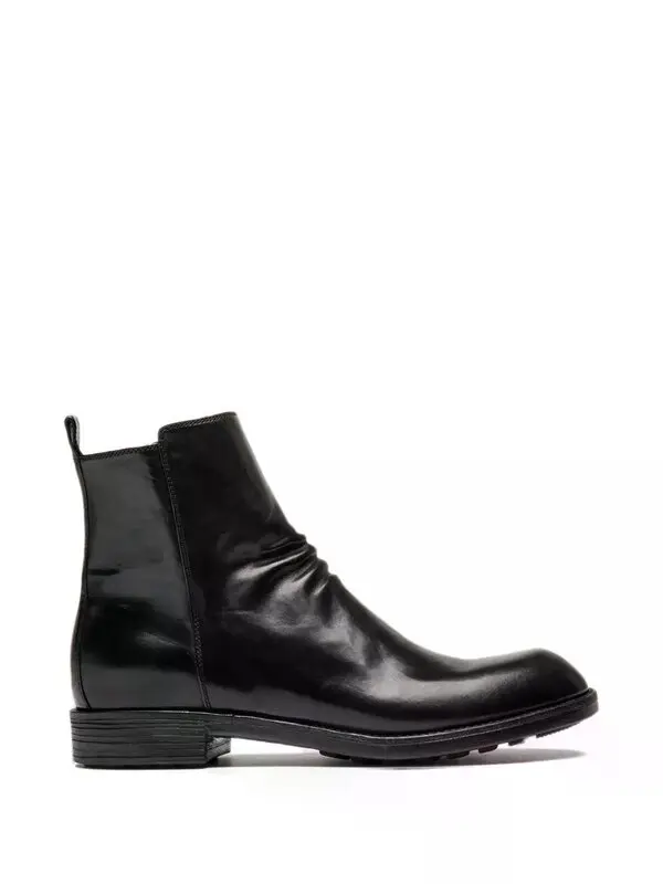 Officine Creative Diary Leather Ankle Boots