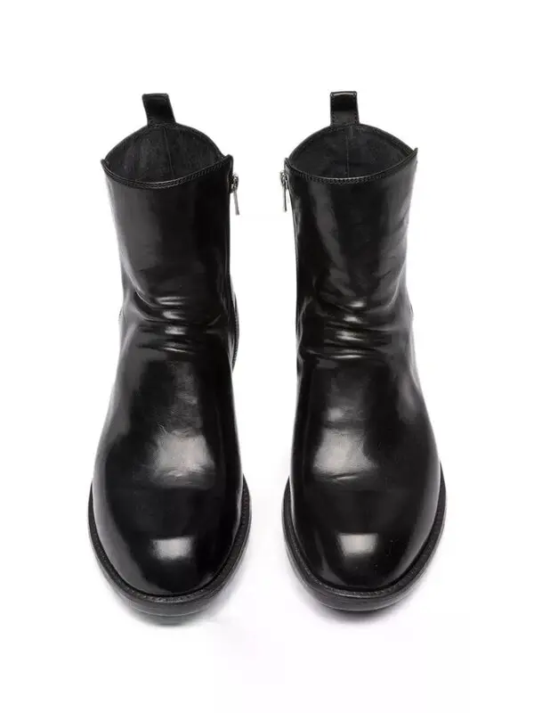 Officine Creative Diary Leather Ankle Boots