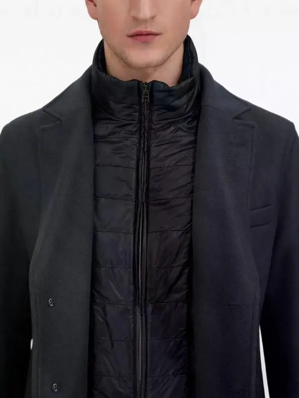 Herno Layered Single-breasted Coat