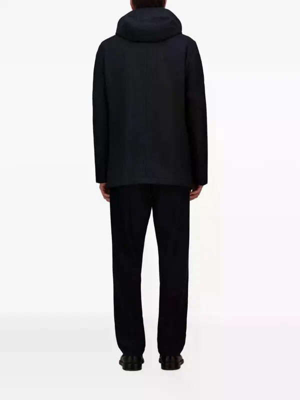 Herno Wool-blend Hooded Parka